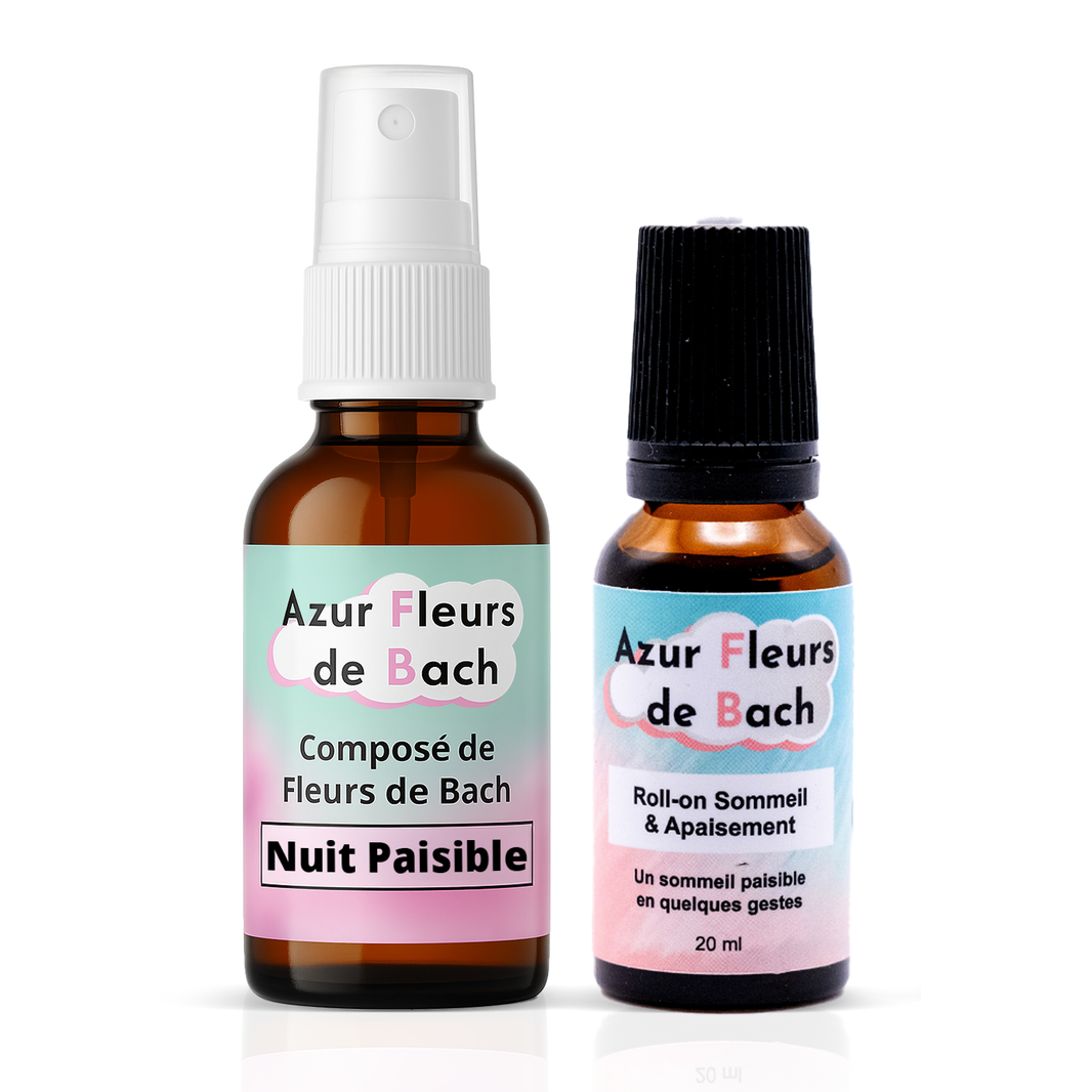 Azur Fleurs de Bach - Composés de Fleurs de bach Bio - 100% naturels
